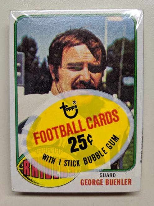 1976 Topps Football cello pack - Ripping Vintage Packs