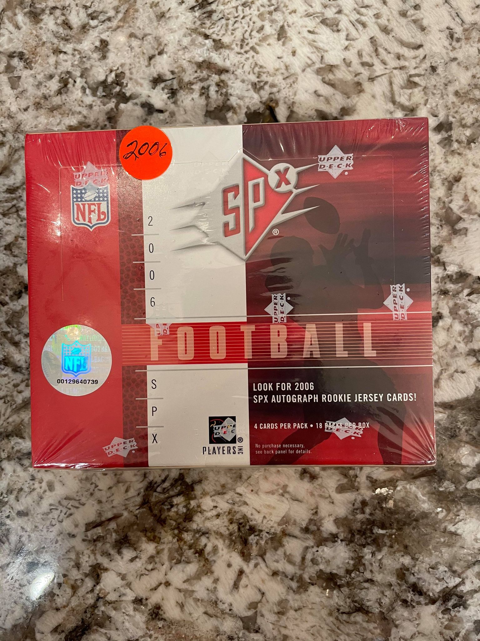 2006 Upper Deck SPX football group of 3 packs - Ripping Vintage Packs