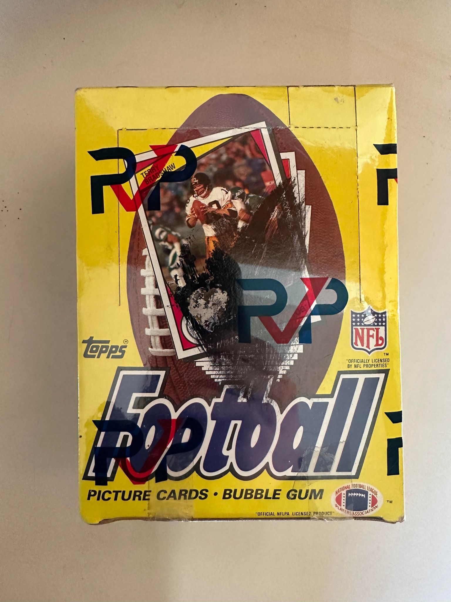 1984 Topps Football RVP Authentic Unopened Wrapped Xout Wax Box ...