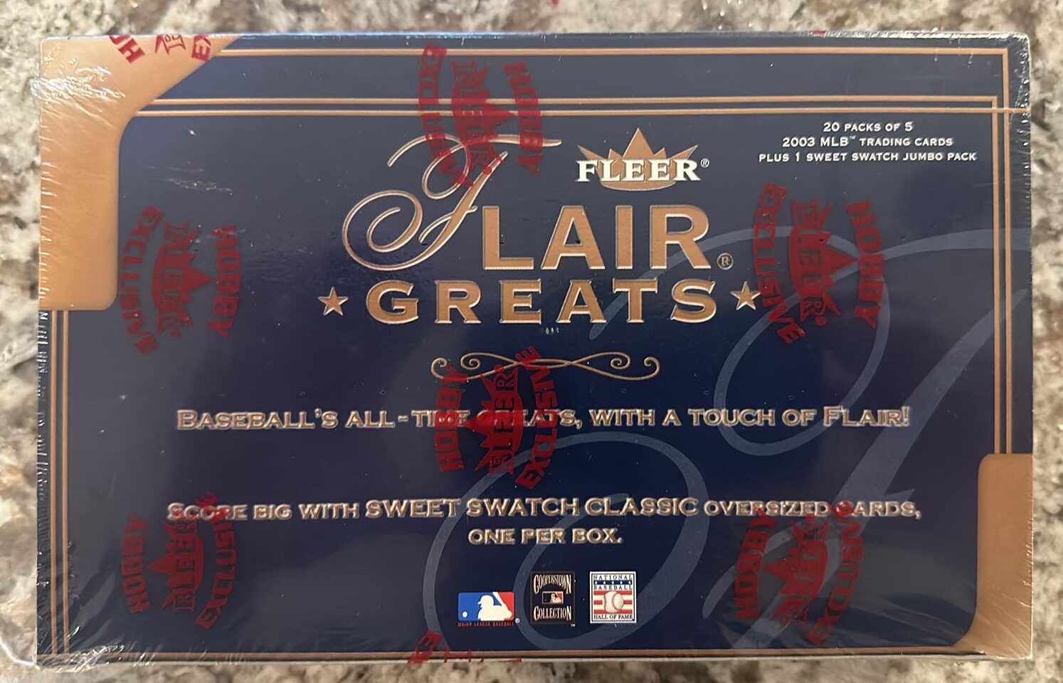 2003 Flair Greats Baseball Group of 2 packs - Ripping Vintage Packs