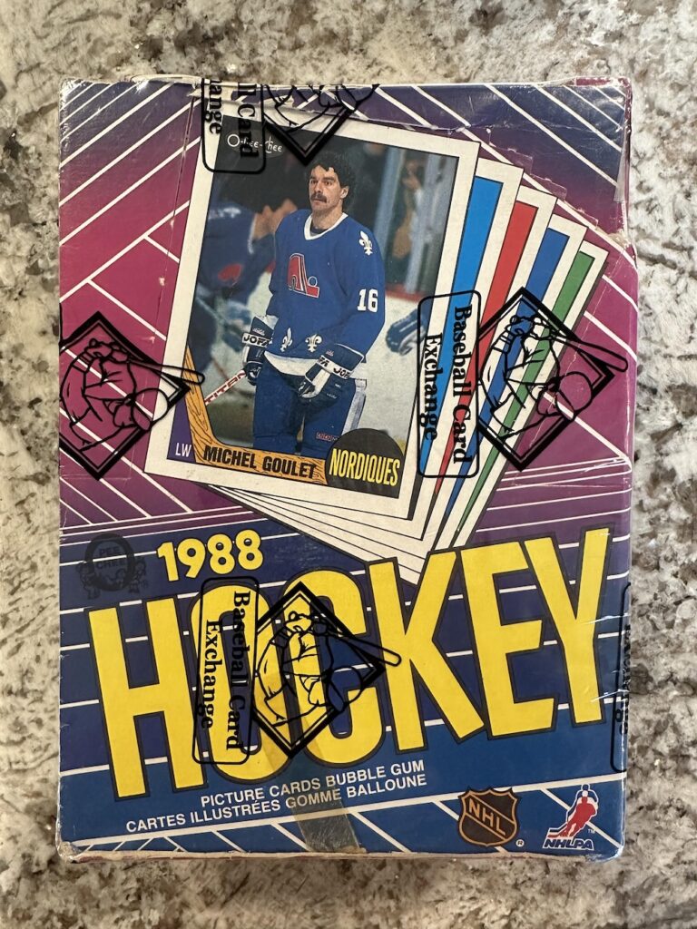1987 OPC Hockey BBCE Wrapped Wax Box - Ripping Vintage Packs