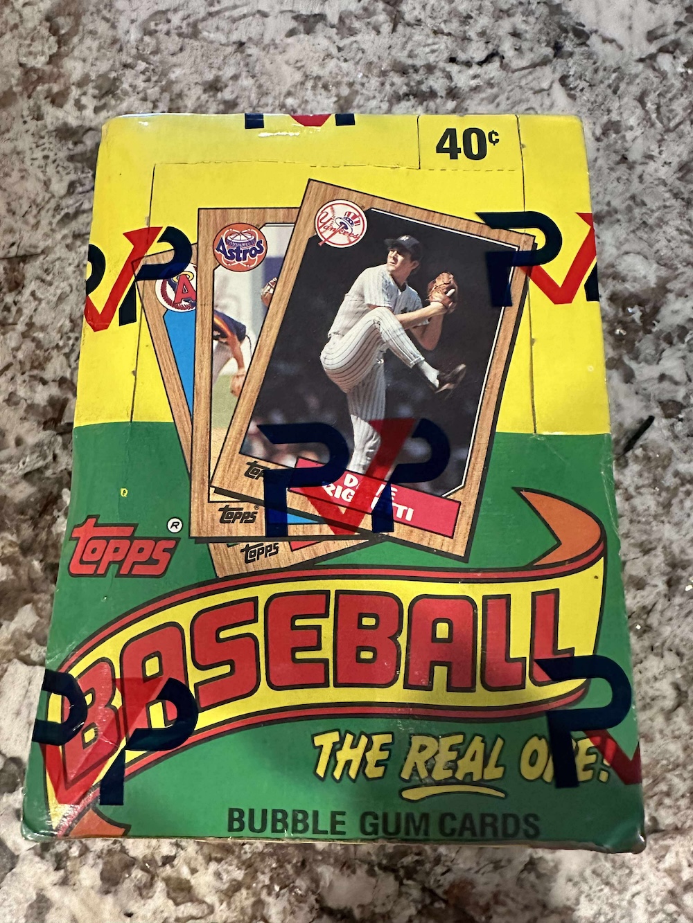 1987 Topps Baseball RVP Authentic Wrapped Wax Box - Ripping Vintage Packs
