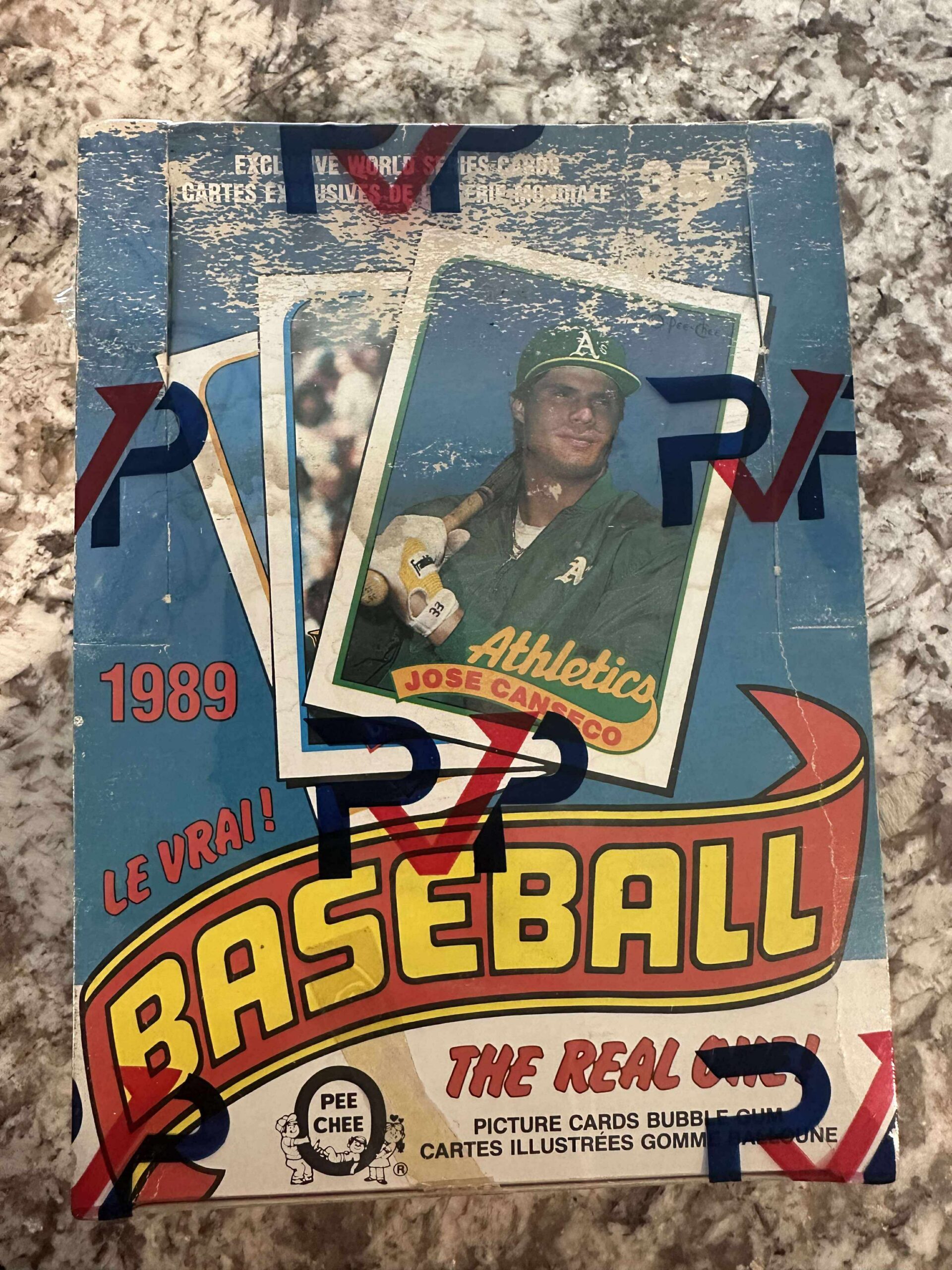 1989 OPC Baseball RVP Authentic Unopened Wax Box - Ripping Vintage Packs